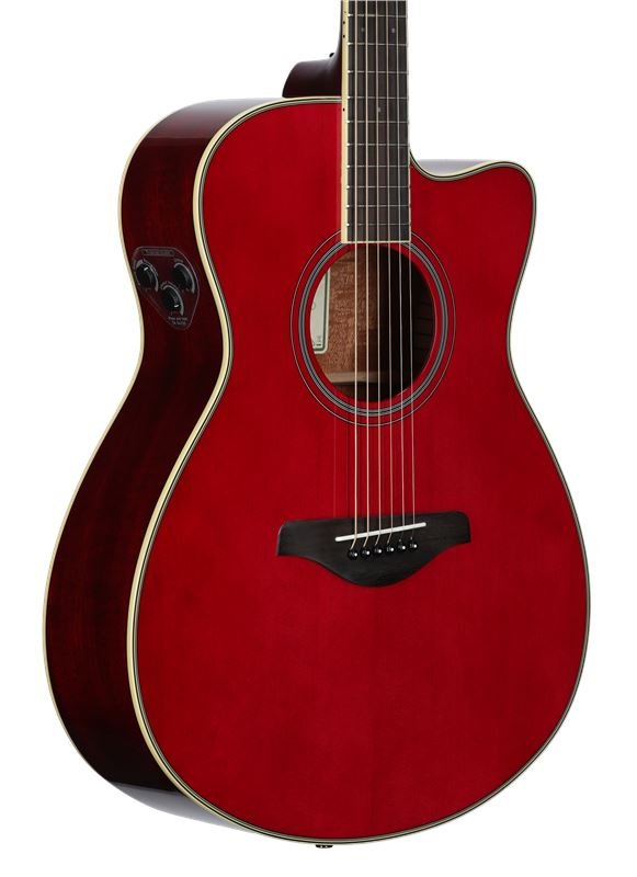 Yamaha FSC-TA TransAcoustic Concert: Ruby Red