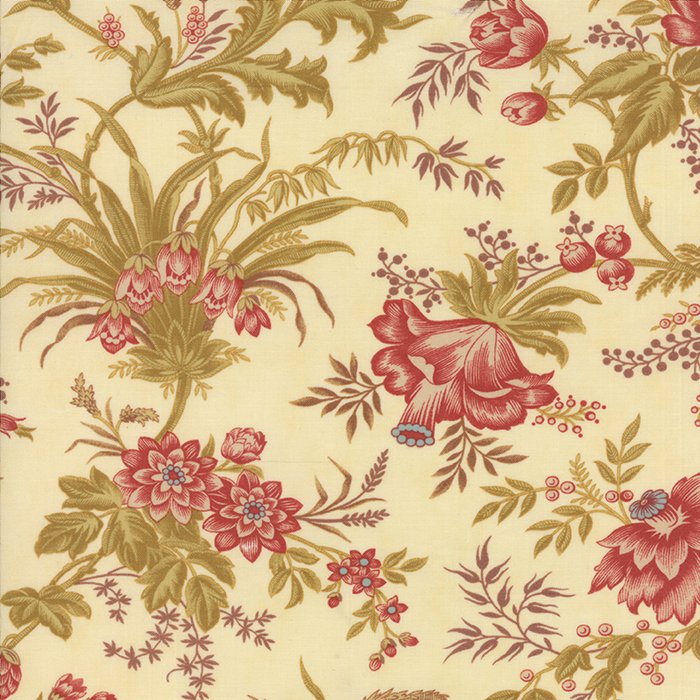 French Inspired Floral and Toile Fabrics.