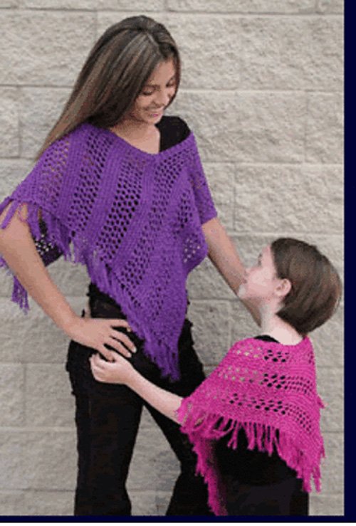Lace Poncho Pattern Vintage Lace Poncho