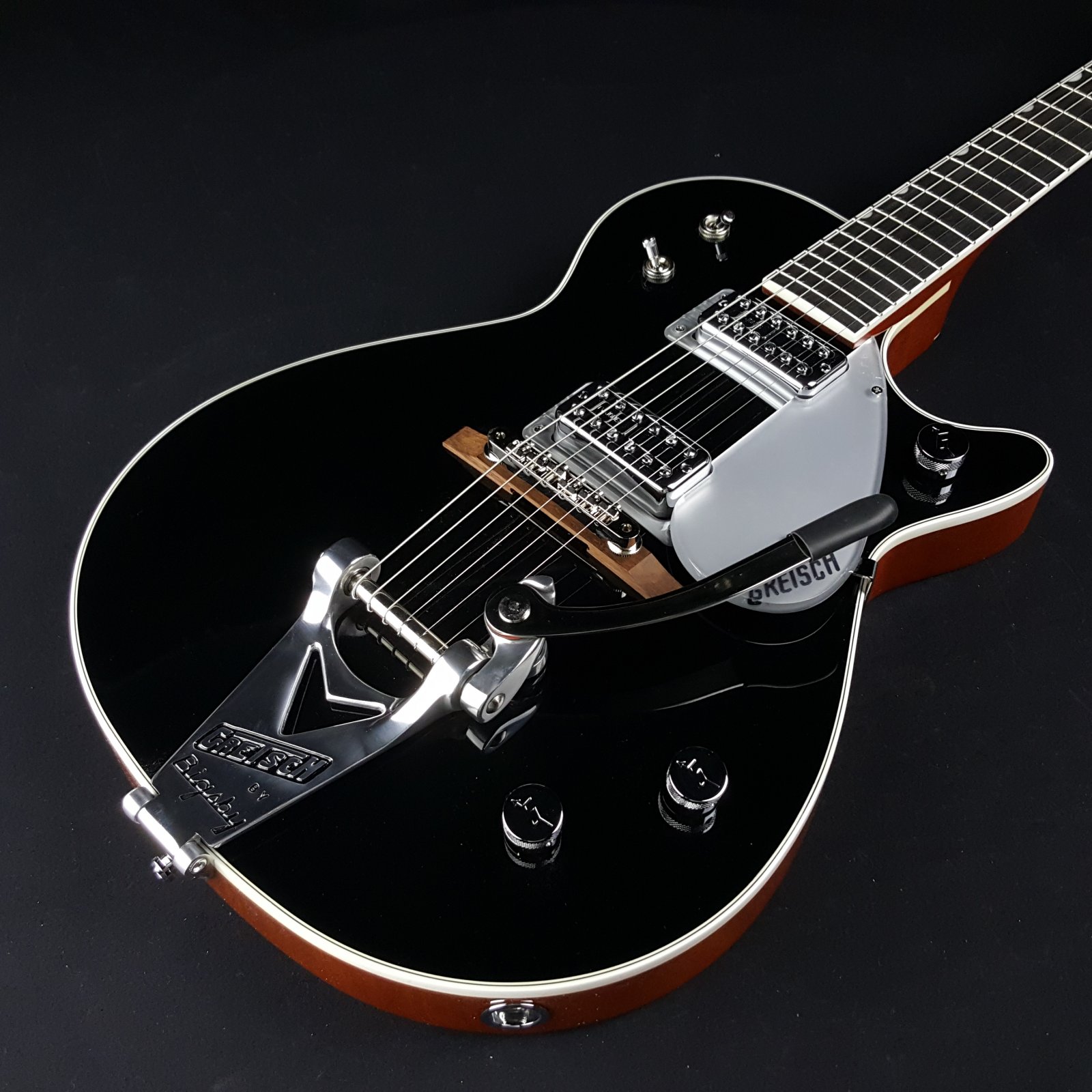 Gretsch G6128T Power Jet, TV Jones, Jet Black, Bigsby with Case ...