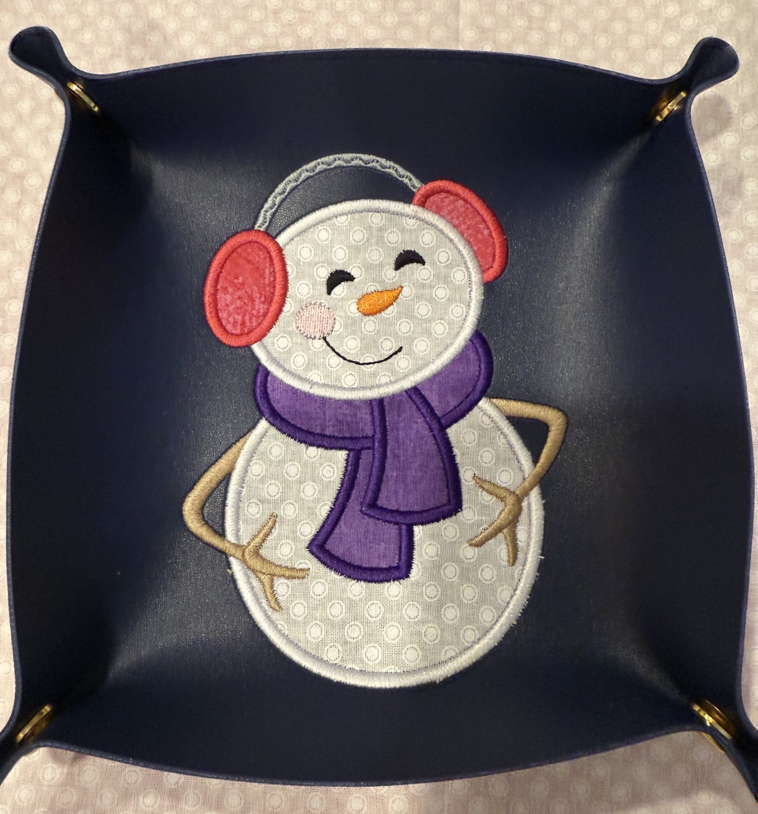 Embroidered Snap Tray Class