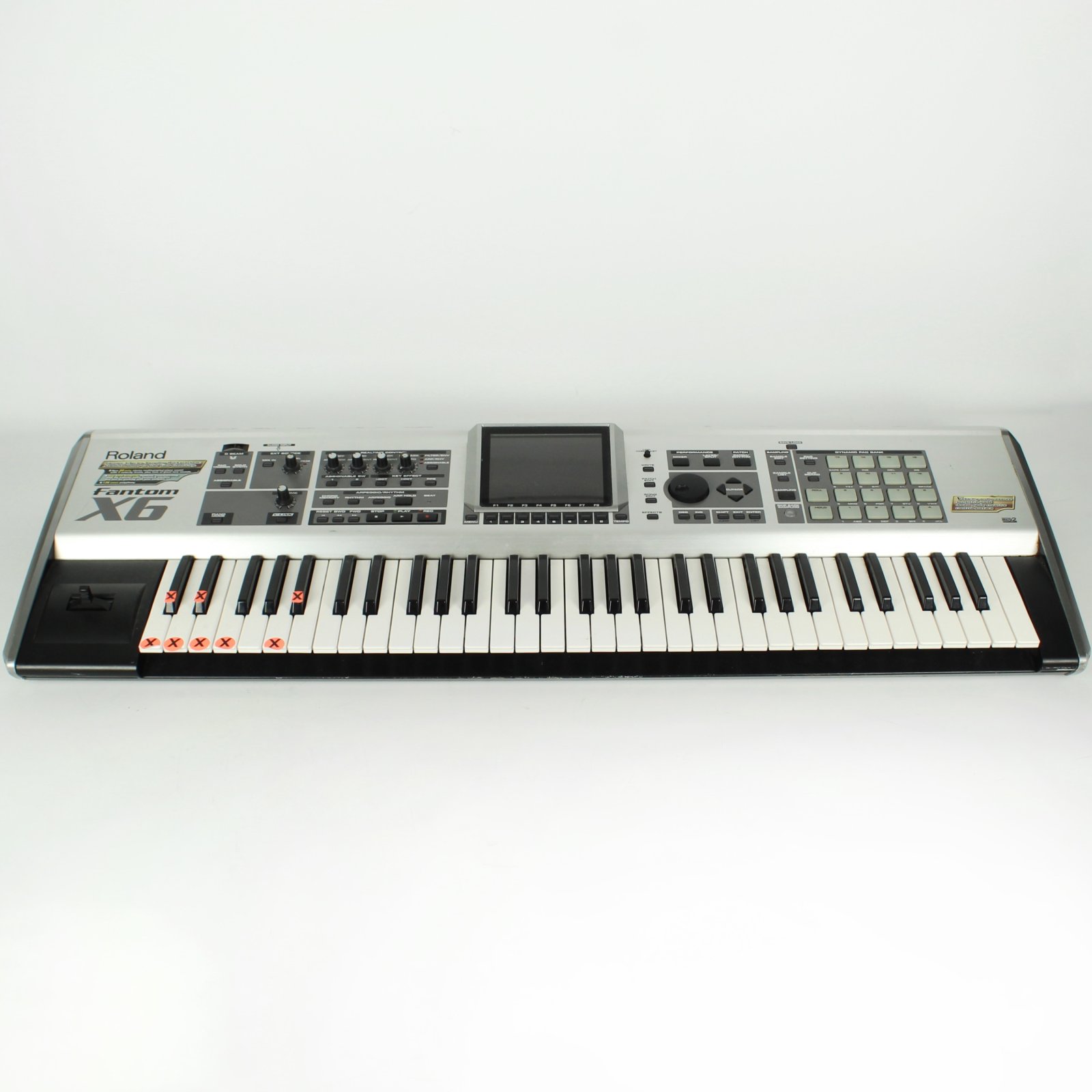 2004 Roland Fantom-X6 61-Key Workstation Keyboard (USED)