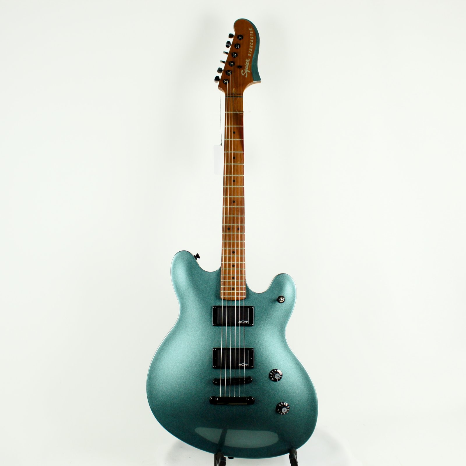 Squier Contemporary Active Starcaster Electric Guitar, Gunmetal ...