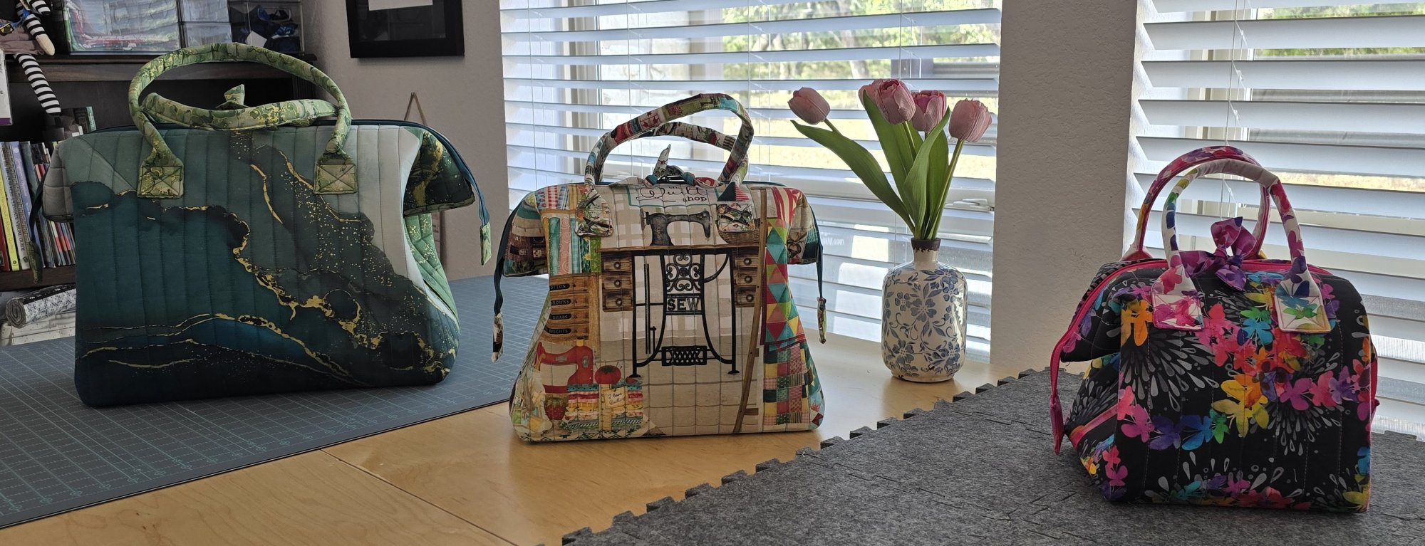 City Bag -Uptown, Midtown, or Downtown by Aunties Two Patterns Workshop