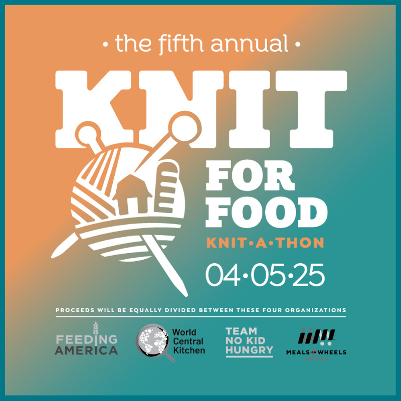 Knit for Food Knit-A-Thon