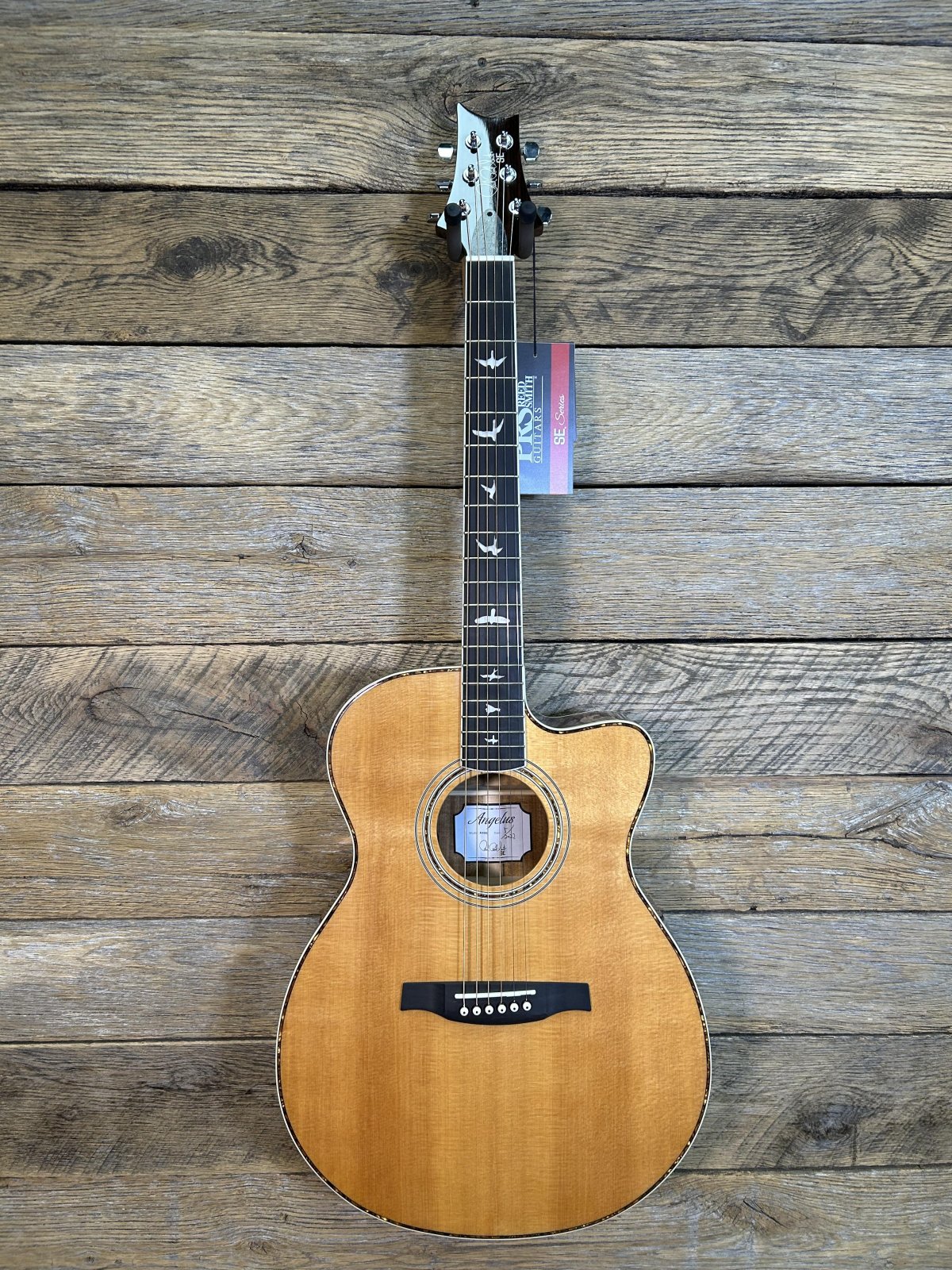 PRS SE A40E Natural W/Case - 825362101086