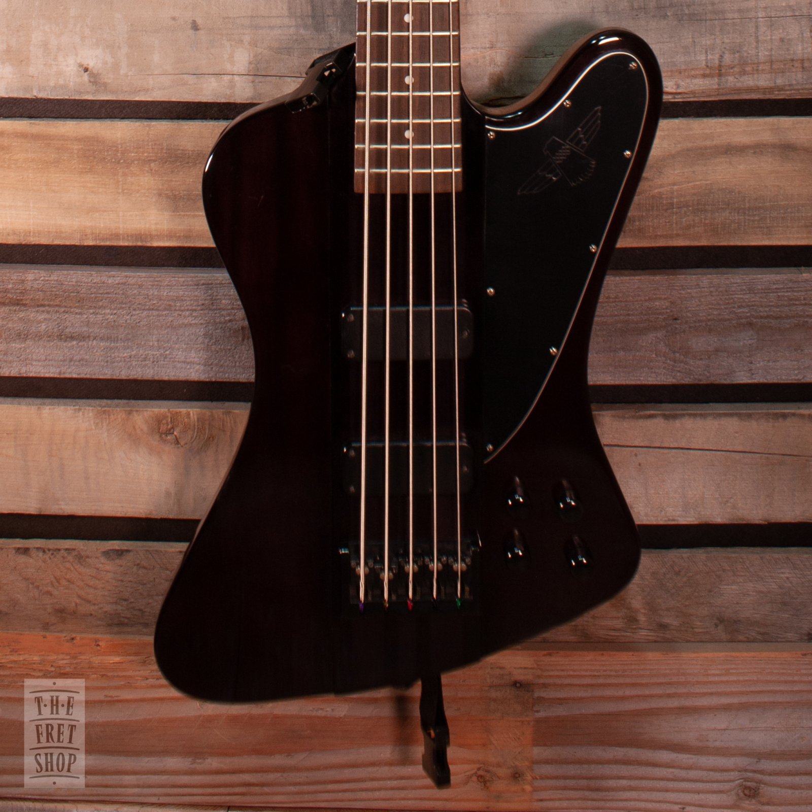 Used 2010 Epiphone T Bird Thunderbird Pro 5 5 String Electric Bass With Gigbag