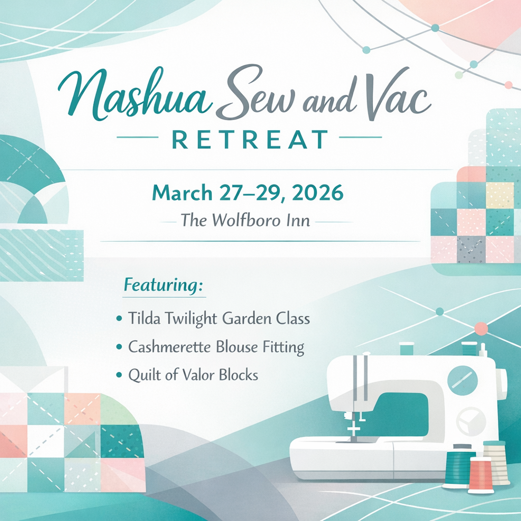Nashua Sew and Vac Wolfeboro Winter Retreat