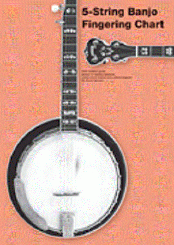 5-String Banjo Fingering Chart - 884088966065
