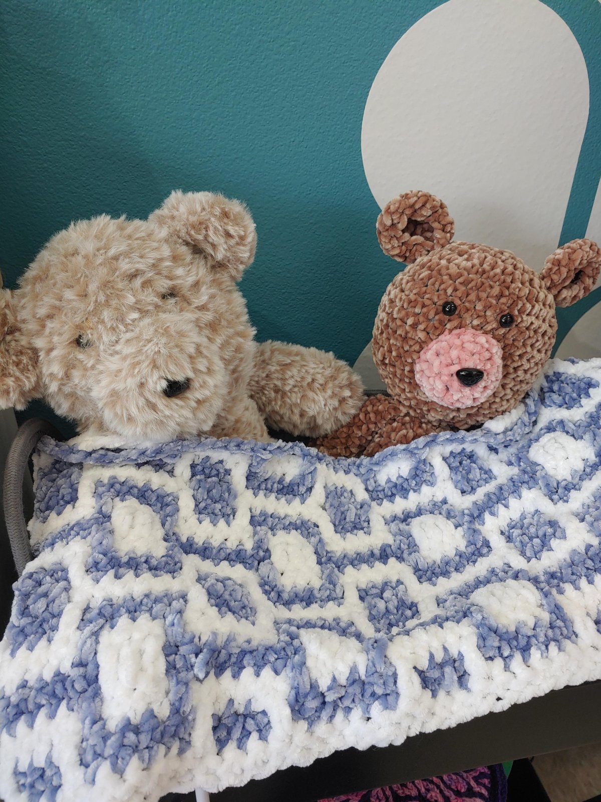 Mosaic Crochet Baby Blanket Mosaic Crochet Baby Blanket