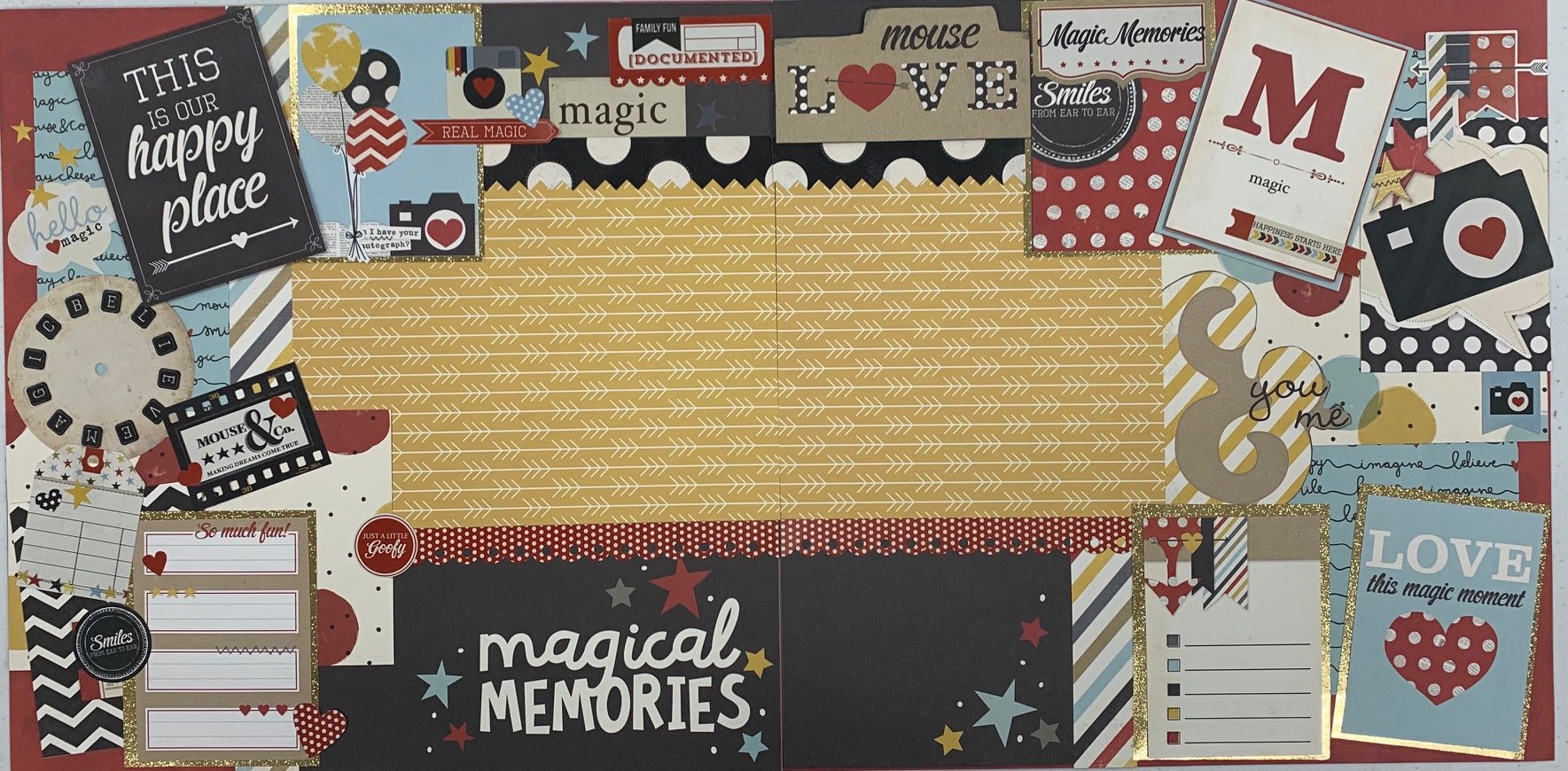 Disney Say Cheese Layout Kit