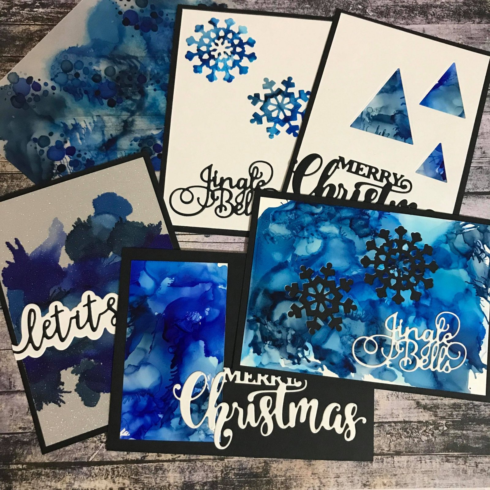 ONLINE CLASS: Alcohol Ink Technique and Card Class