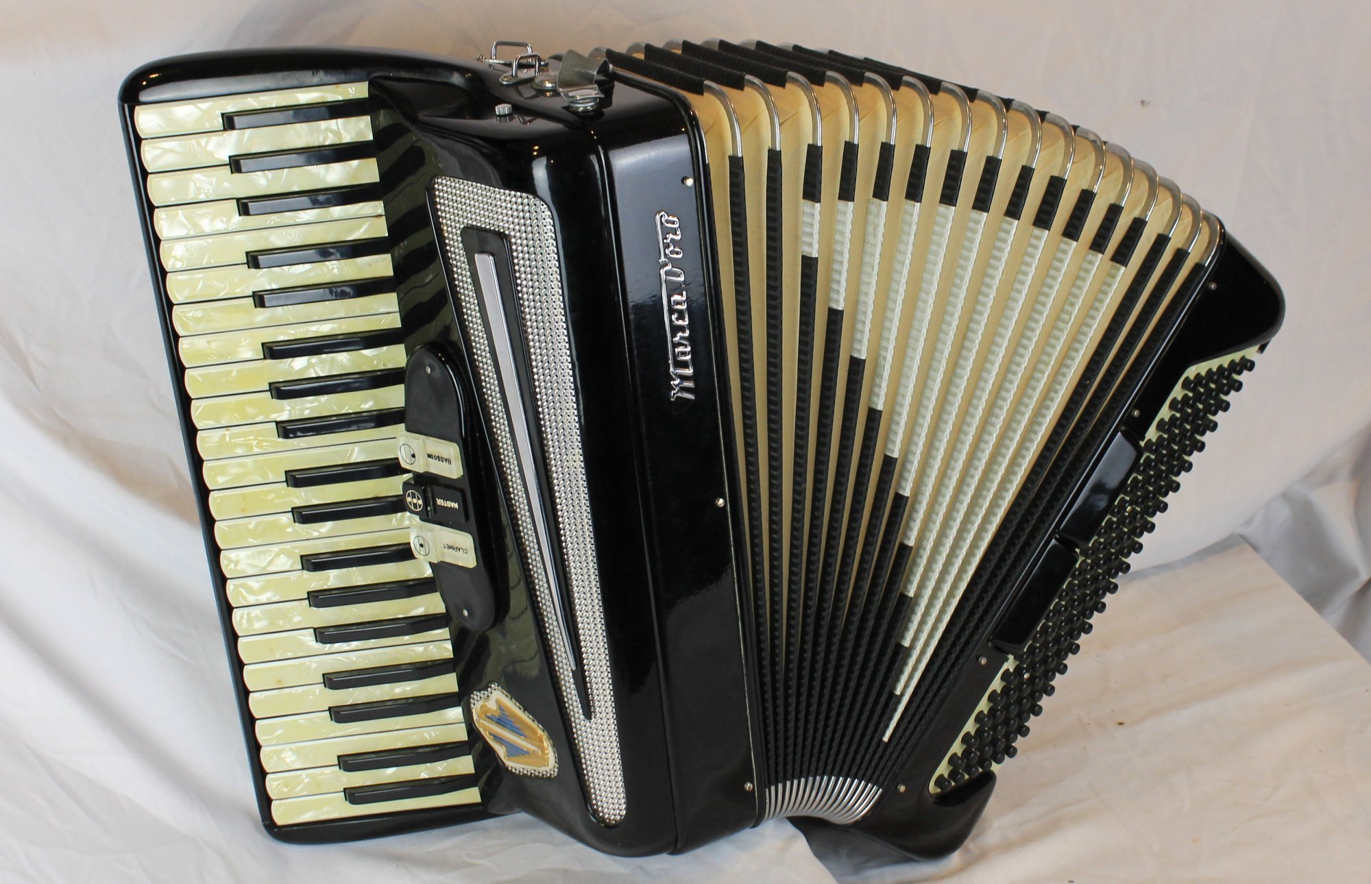7817 - Black Marca d'Oro Piano Accordion LM 41 120