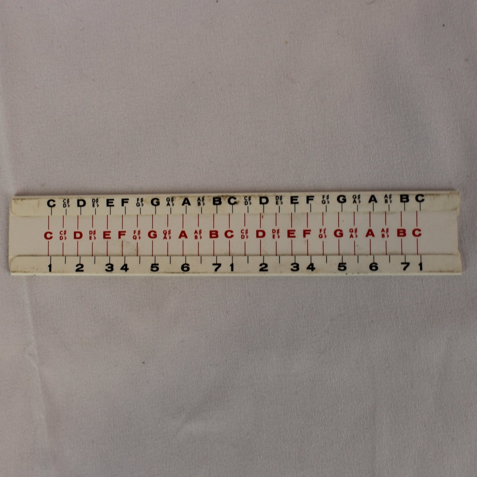 Transpos-A-Chord Branded Slide Rule for Chord Structure (Guitar, Piano ...