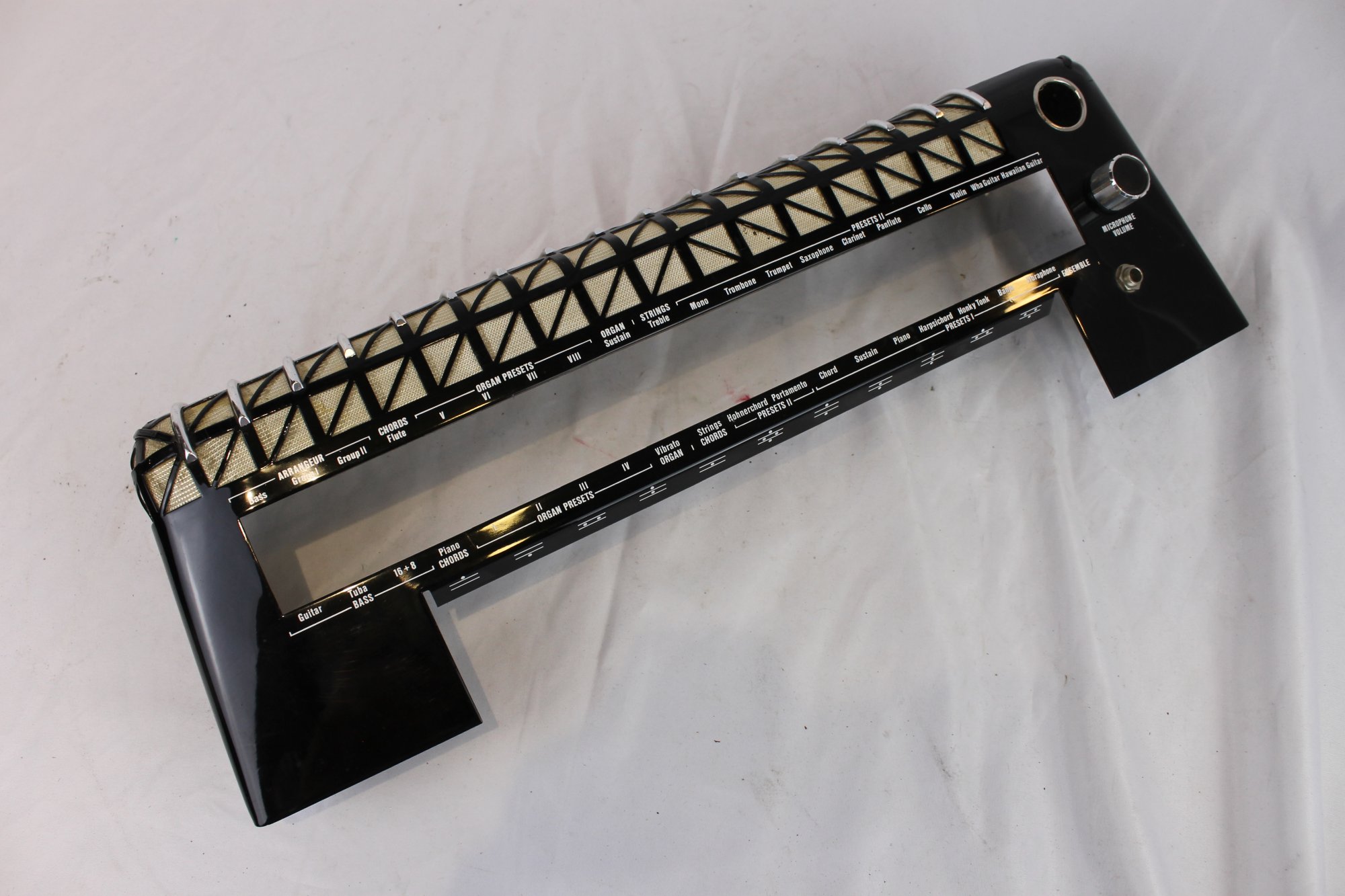 Hohner Vox 4P Accordion Part Black Grill 19 5 X 6 5 X 4 25