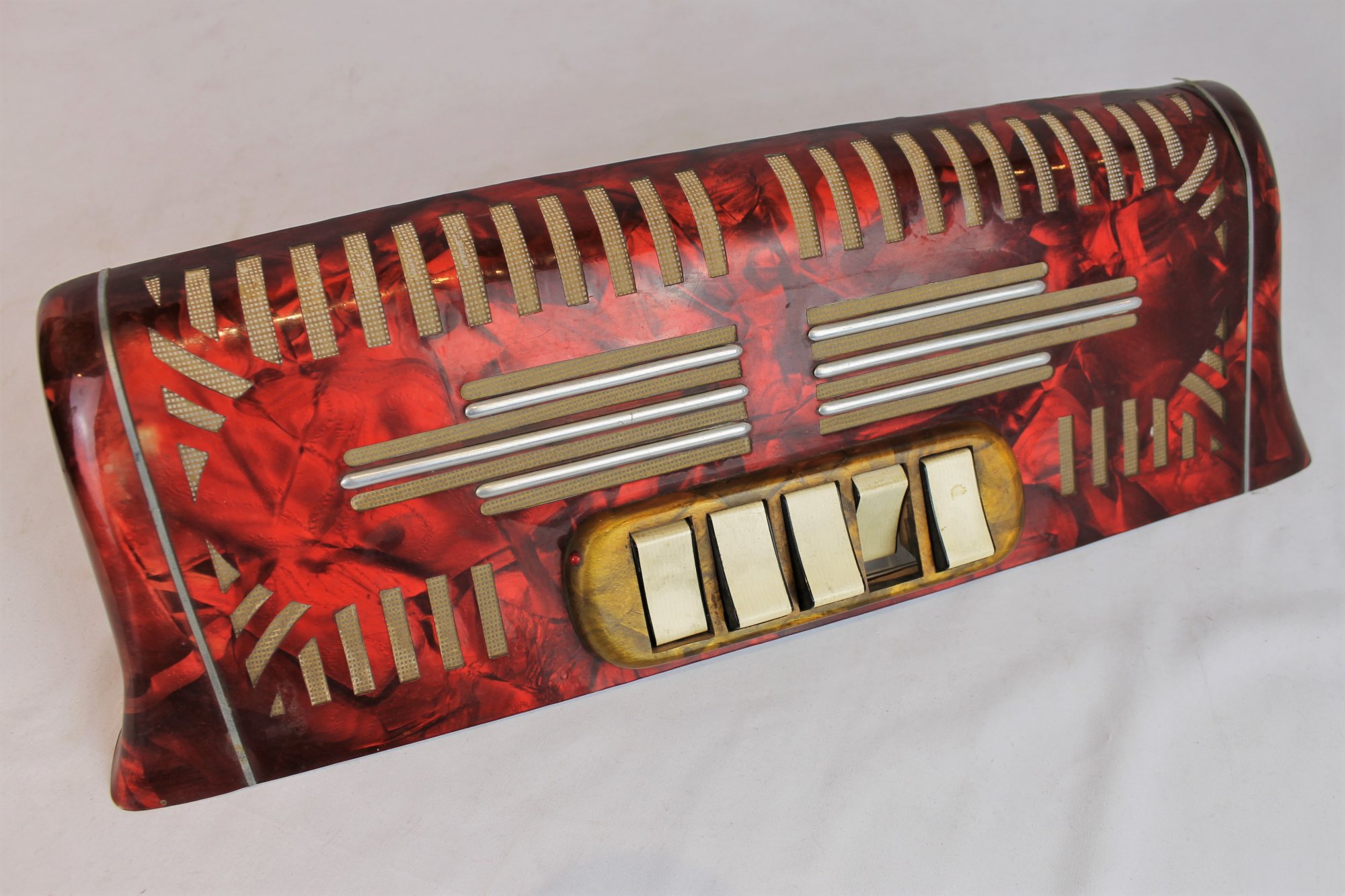 Accordion Part Red Grill And Switches 18 75 X 6 5 X 2 accordion-part-red-grill-and-switches-18-75-x-6-5-x-2