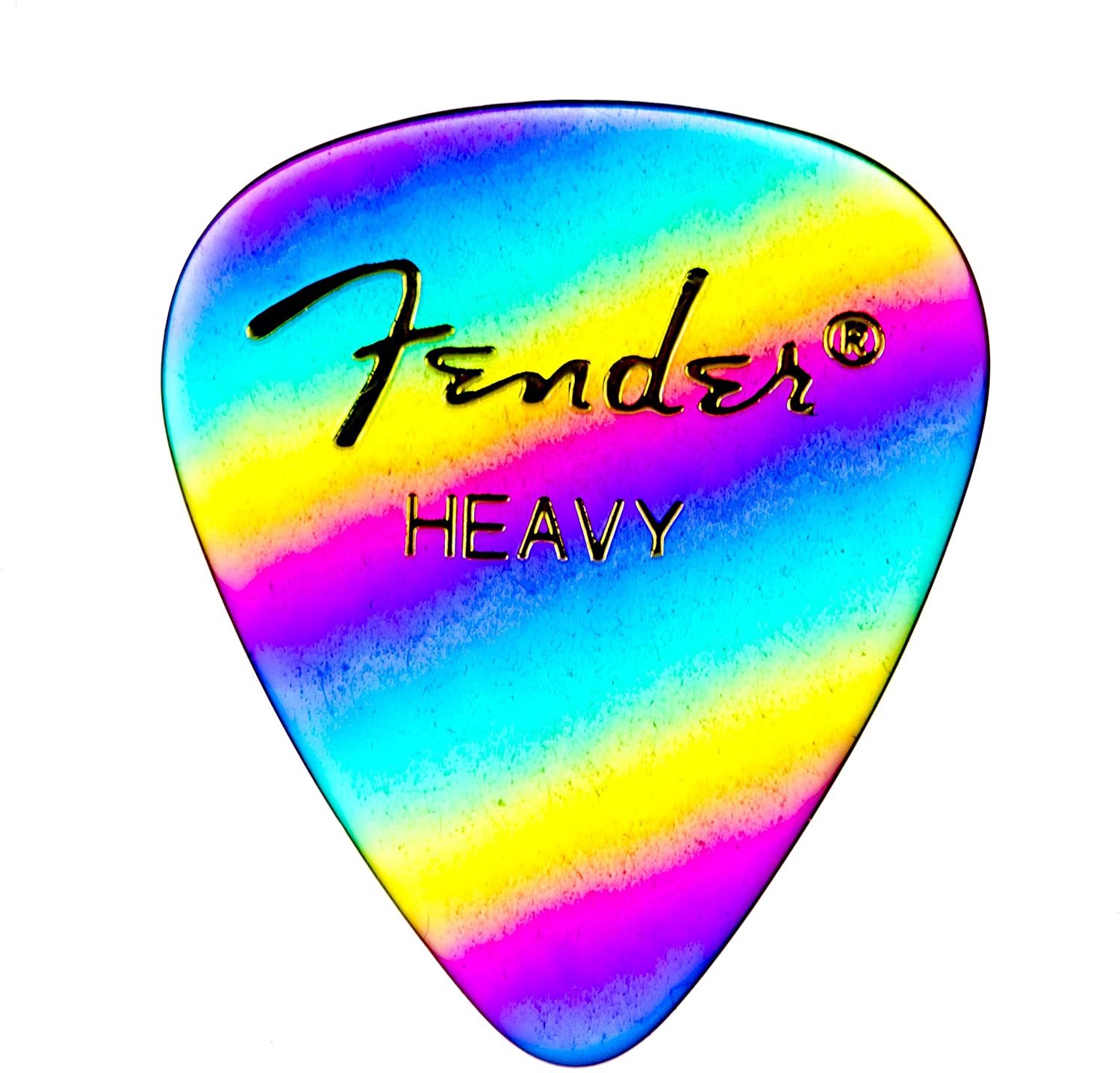 Fender 351 rainbow pick pack heavy 12351HR - 885978684861