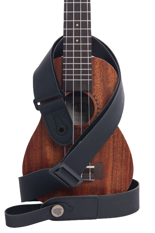 Kala STP-ECOBLK black uke strap - 810054342908