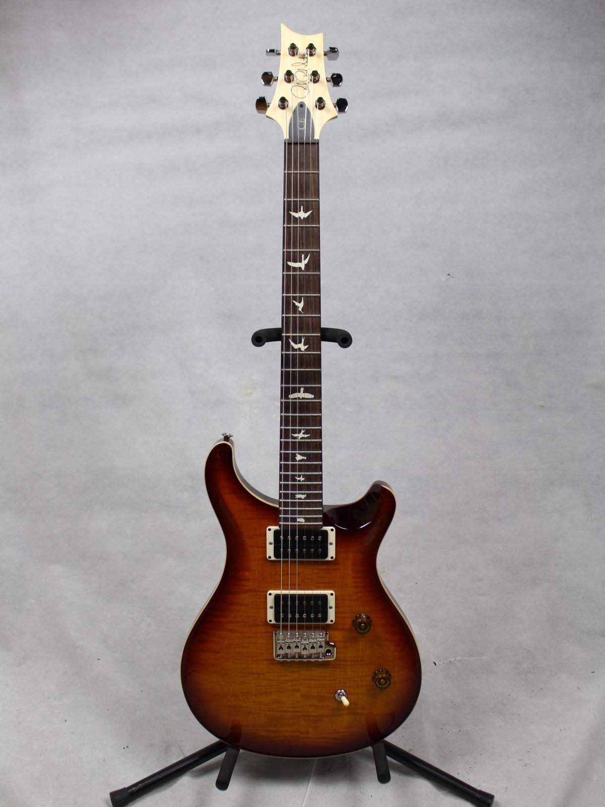 PRS CE 24 Dark Cherry Sunburst Electric Guitar w/ Gig Bag - 825362169208