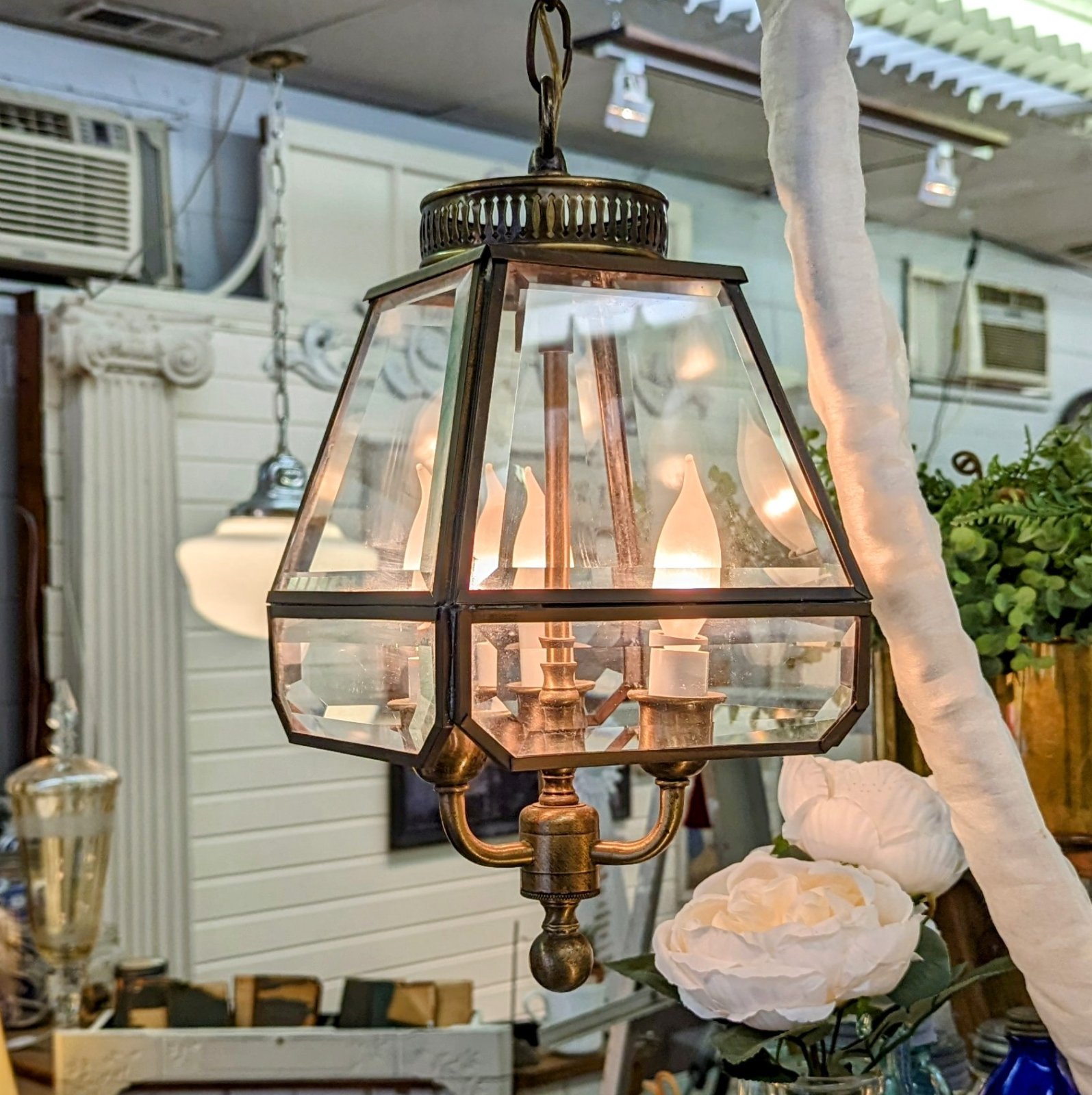 Brass Porch Pendant Light