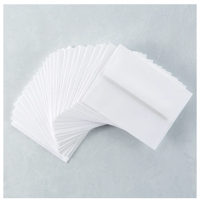 Spellbinders A2 Envelopes White 25 Pk