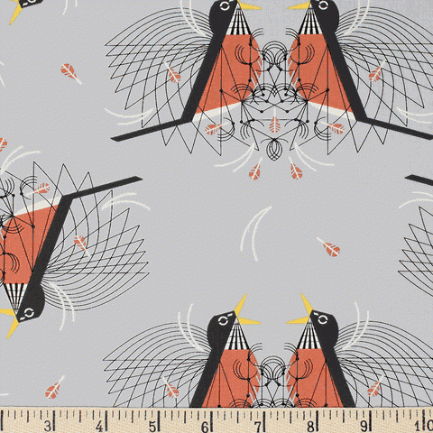 Birch Fabrics Charley Harper Backyard: Round Robin Birch Fabrics ...