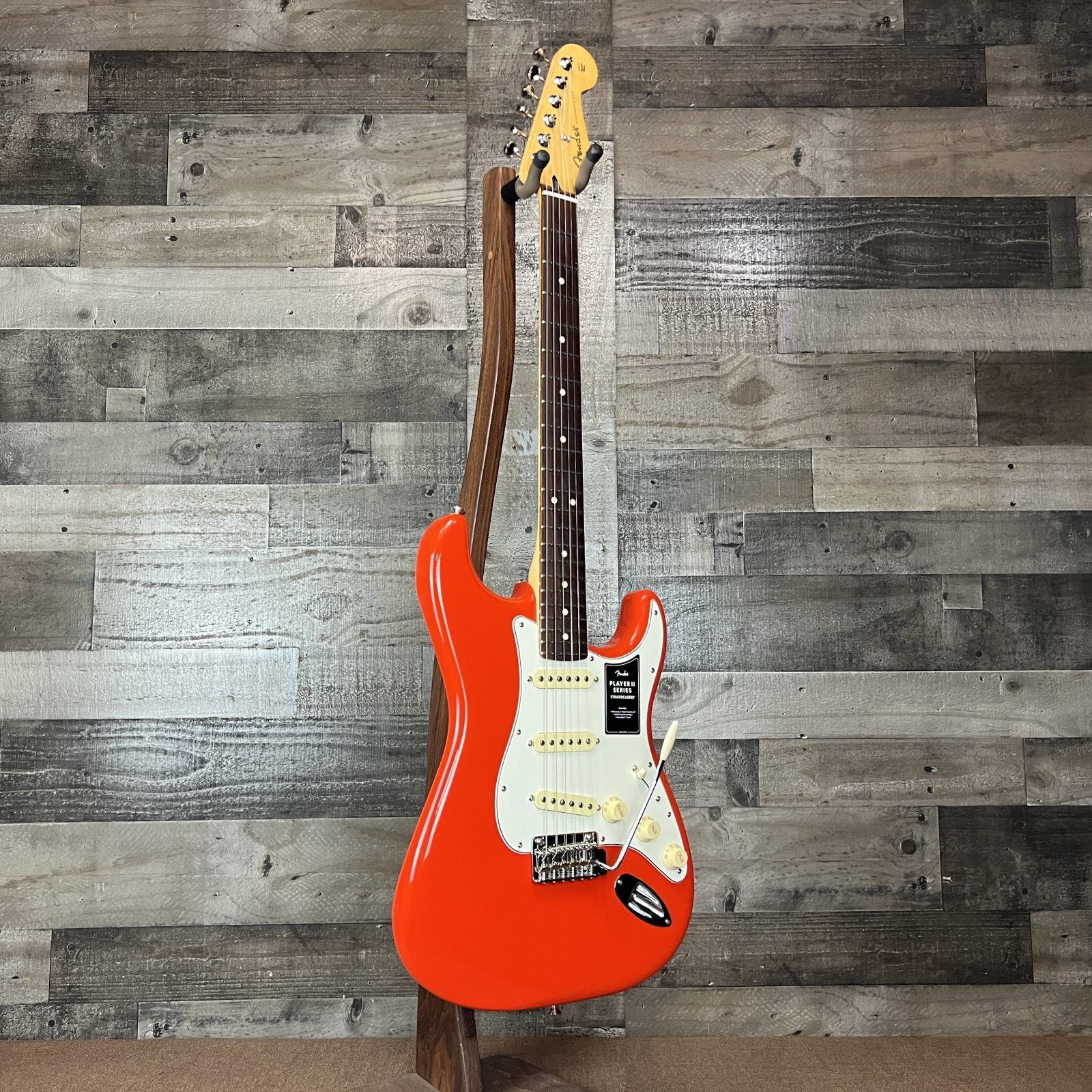 Fender Player II Stratocaster Electric Guitar - Coral Red with Rosewood ...