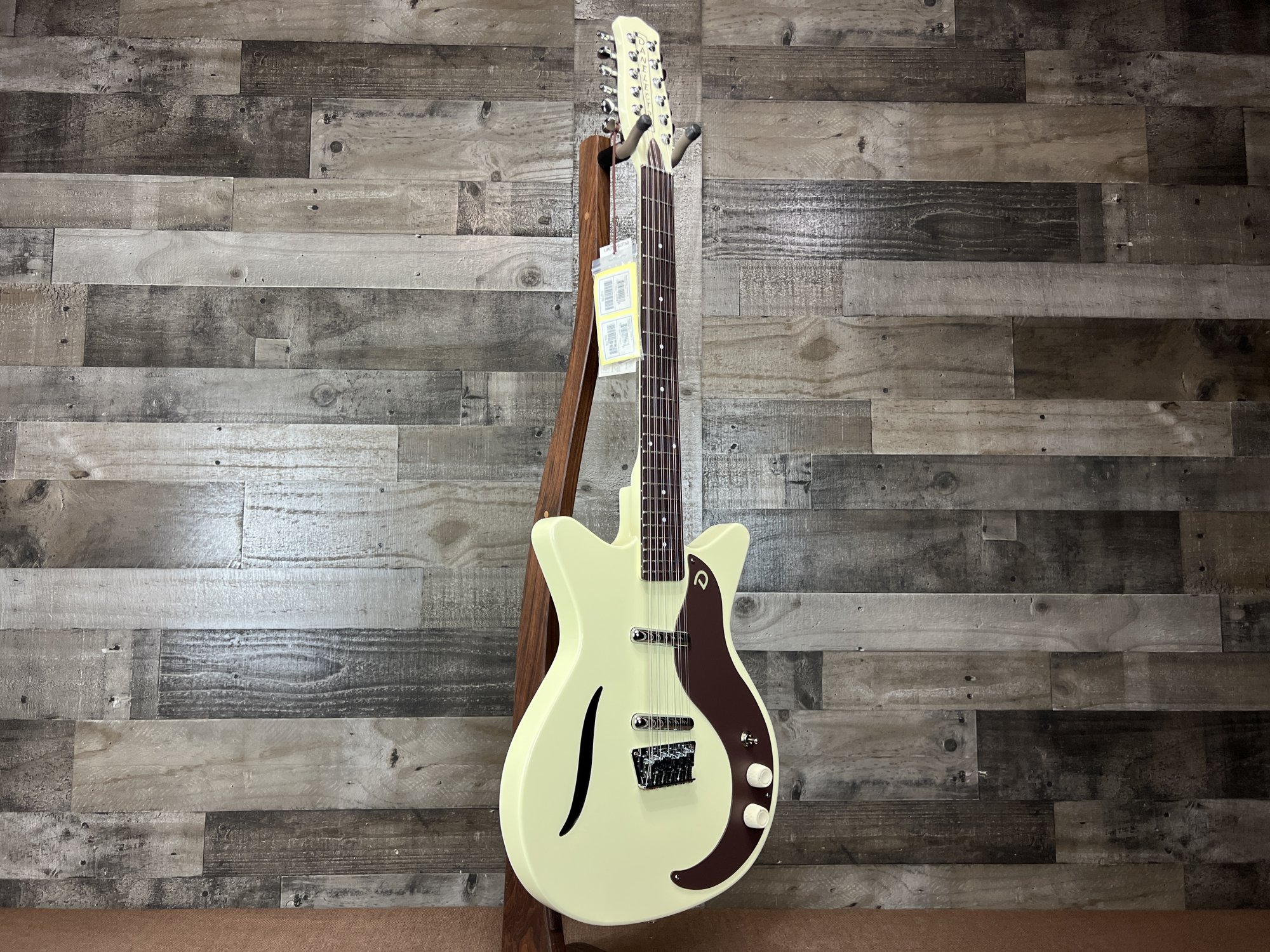 Danelectro Vintage 12 String Electric Guitar - Vintage White - 611820022068