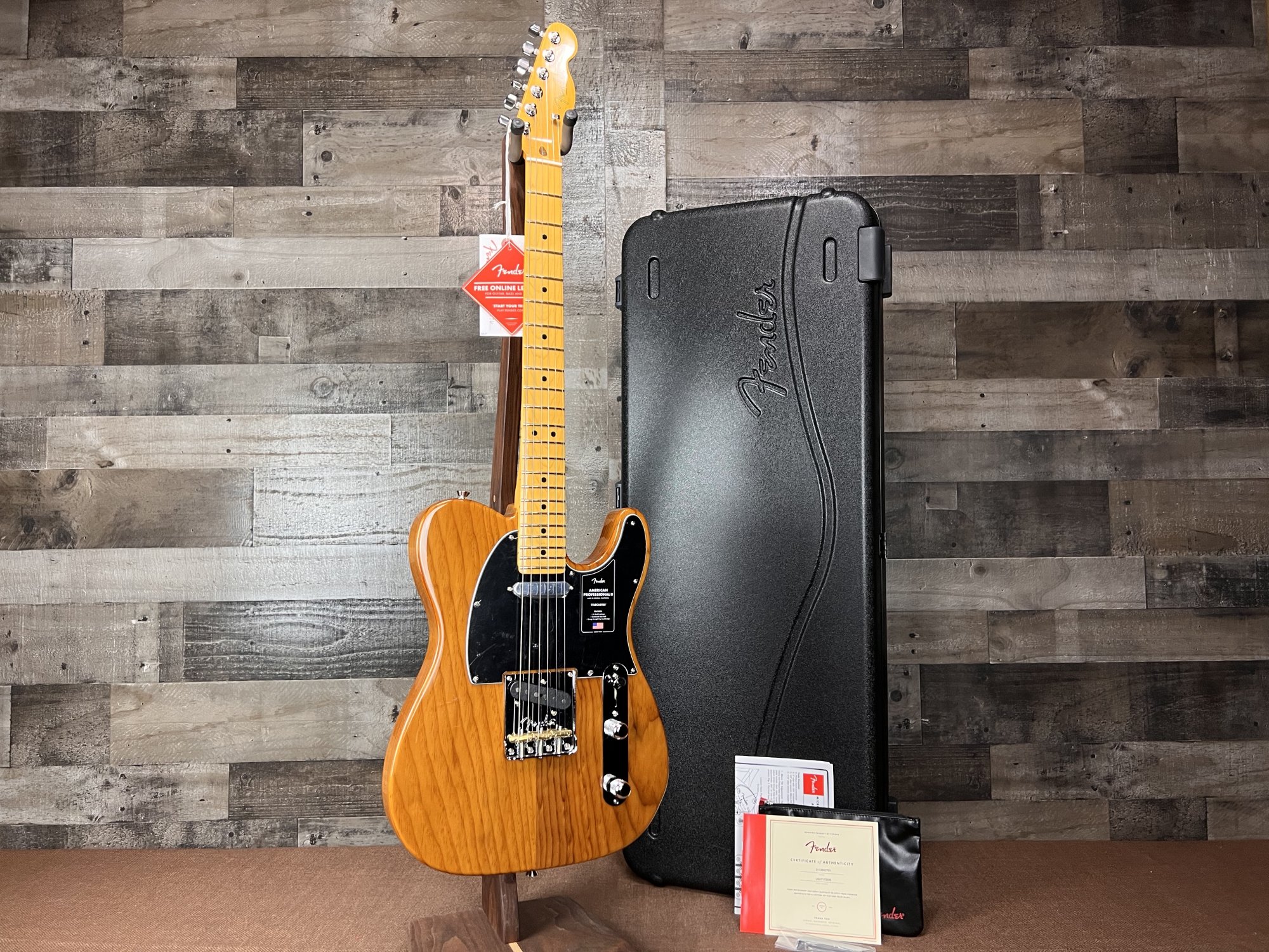 Fender Professional II Telecaster, Maple Fingerboard, Roasted Pine ...
