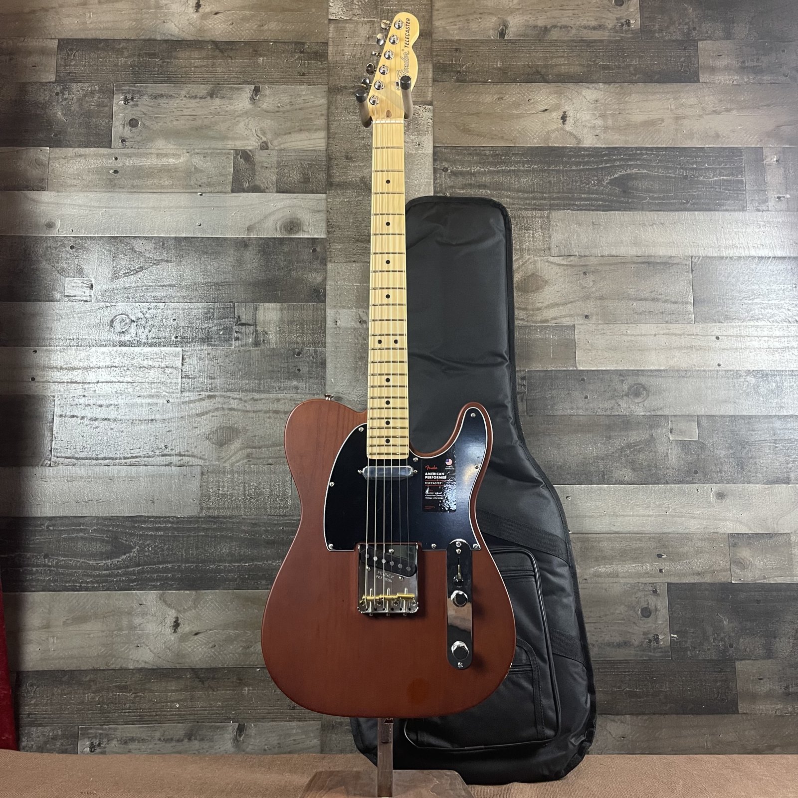 Fender Limited-Edition American Performer Timber Telecaster - Mocha w ...