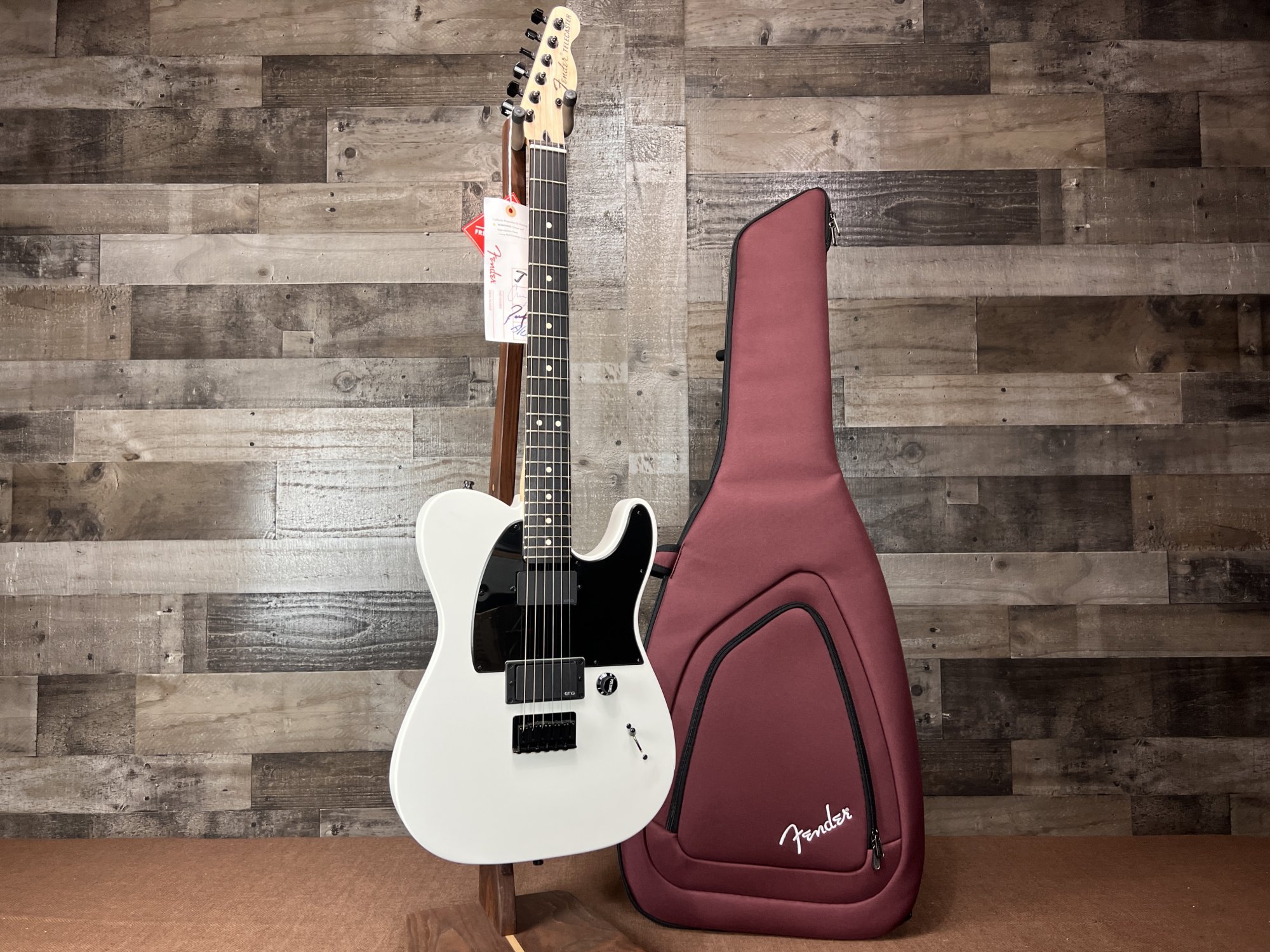 Fender Jim Root Telecaster HH - White with Ebony Fingerboard - 717669610555