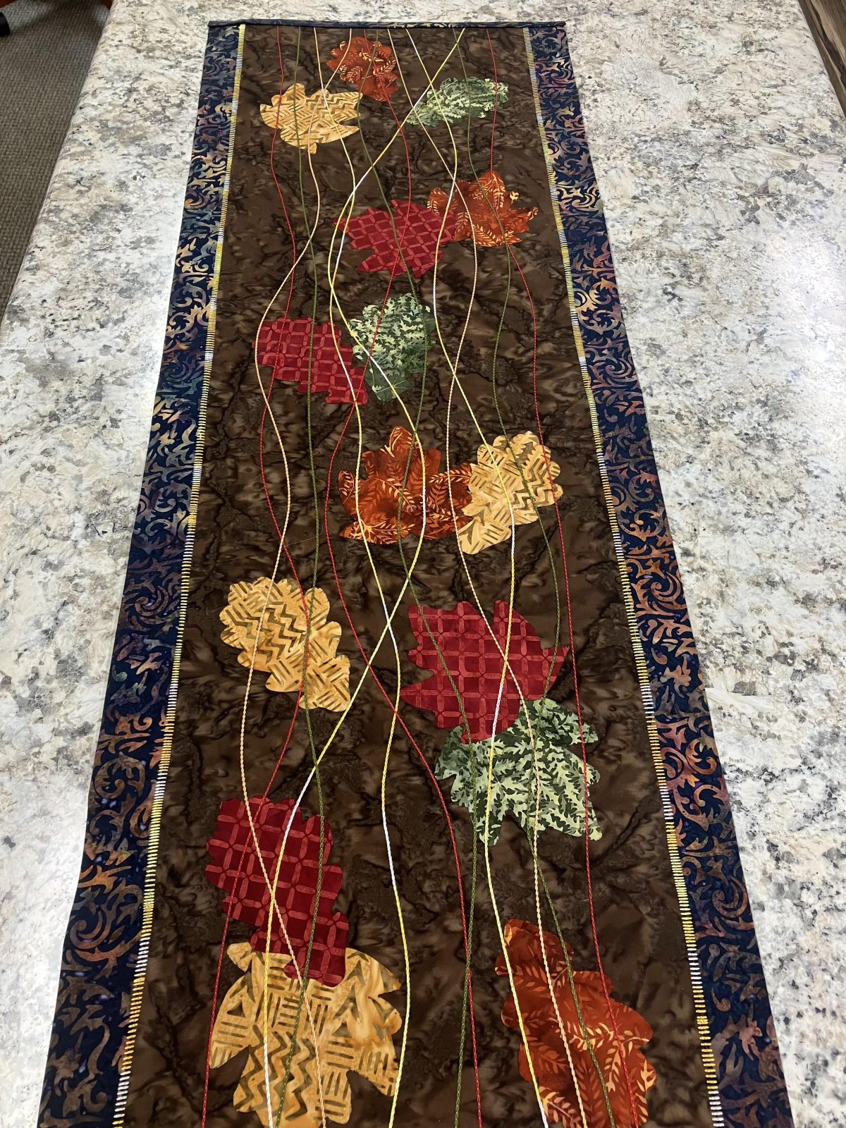 Teach Me How to Quilt with My Serger - Fall in Love Table Runner - Part ...