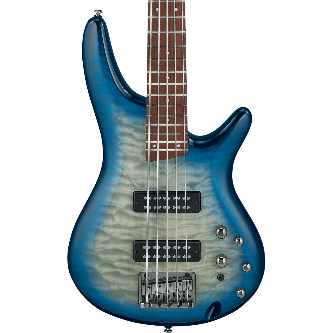 Ibanez SR405EQM 5-String Electric Bass - Stained Cosmic Blue Starburst ...