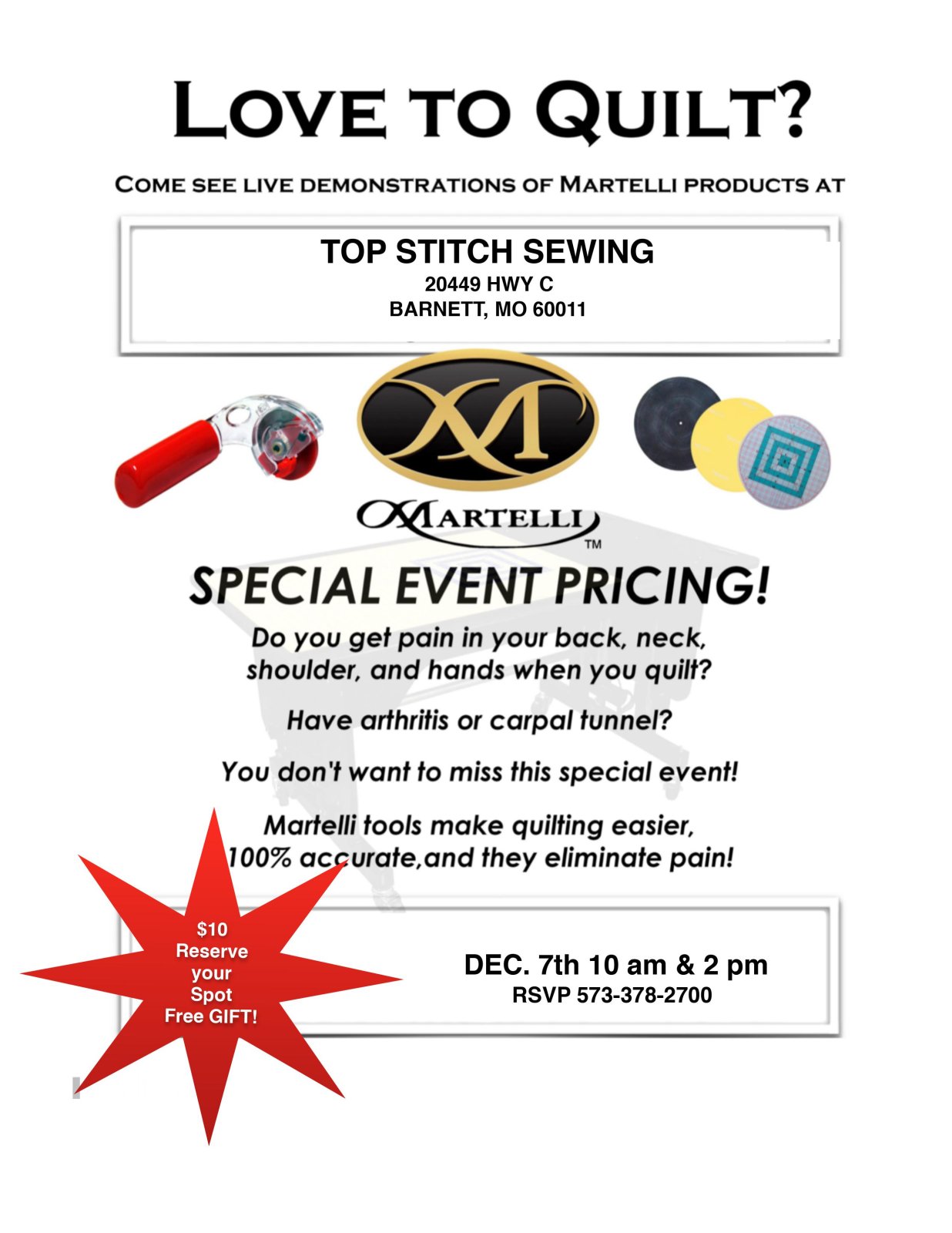 Martelli Sew Crazy at Topstitch!