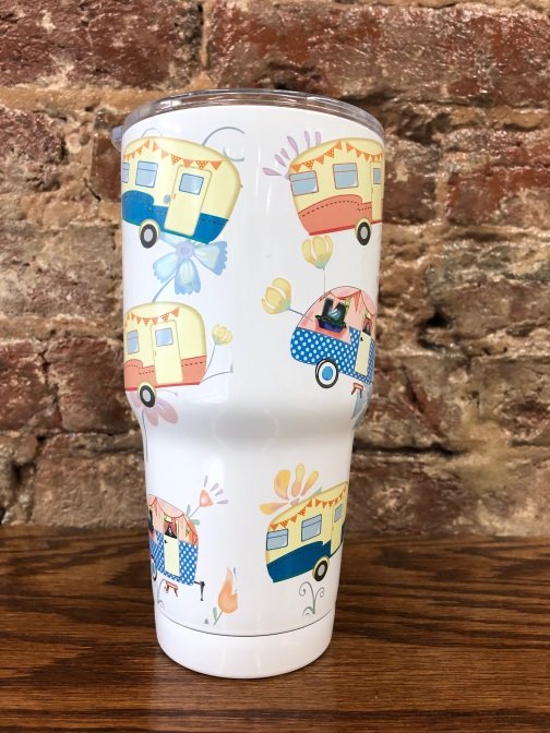 32 Oz Tumbler Camper Design