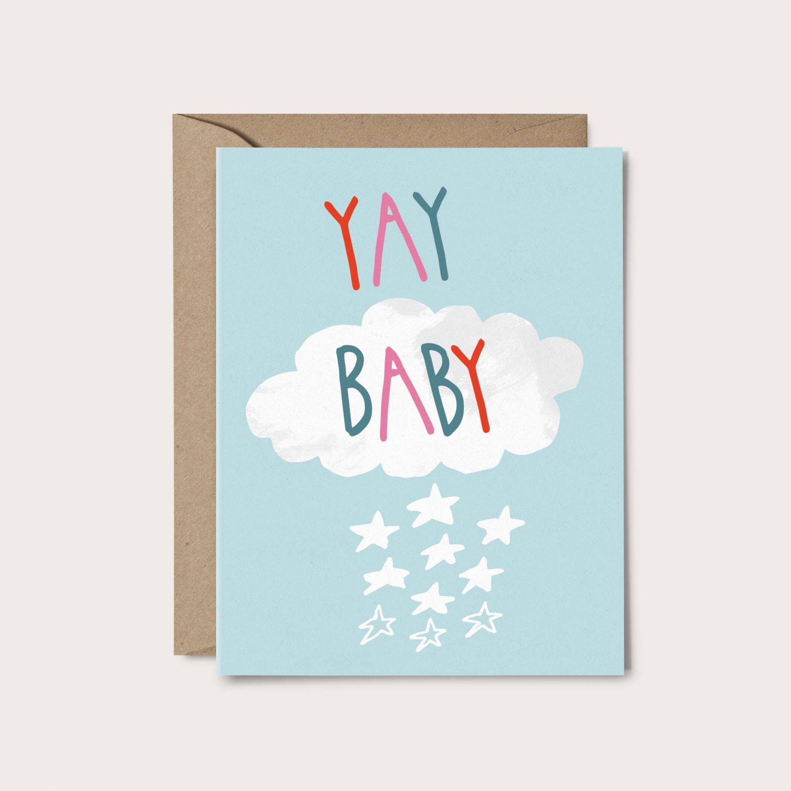 Yay Baby Clouds Card