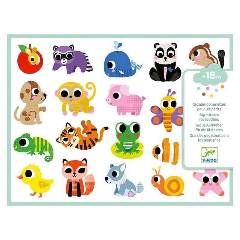 Baby Animals Large Stickers - 3070900090842