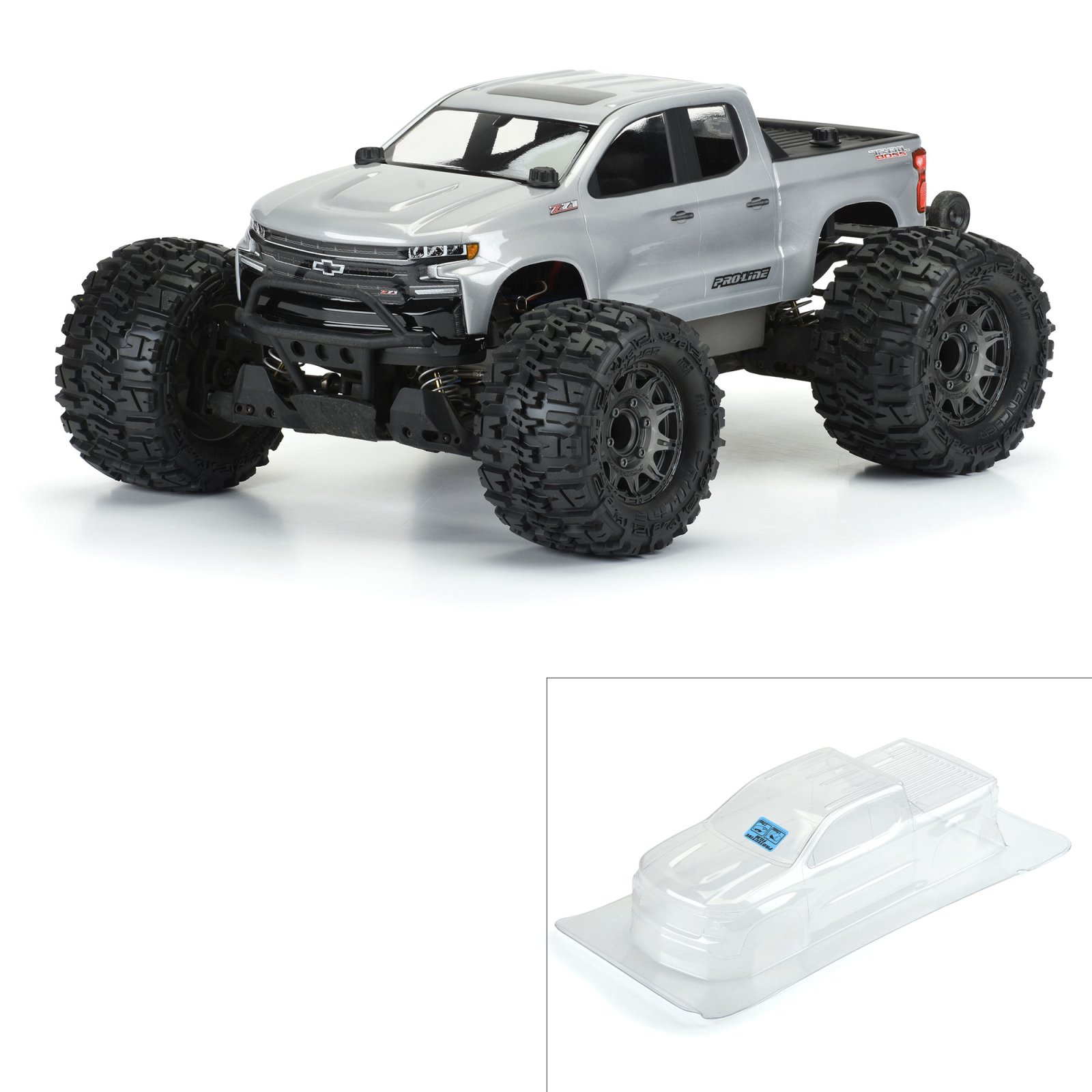Pro-Line 350600 / 2019 Chevy Silverado Z71 Trl Boss Stampede 4x4 ...