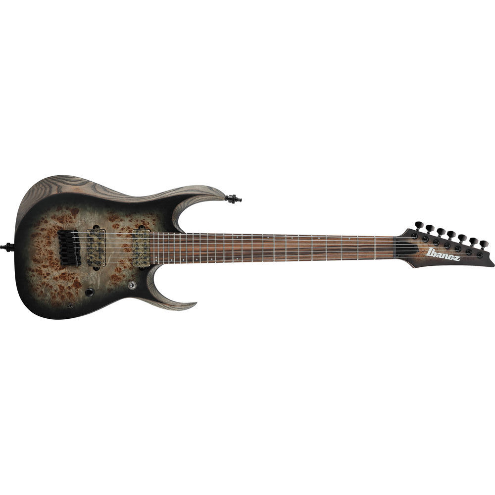 Ibanez Axion RGD 7-String Electric Guitar, Charcoal Burst Black Flat ...