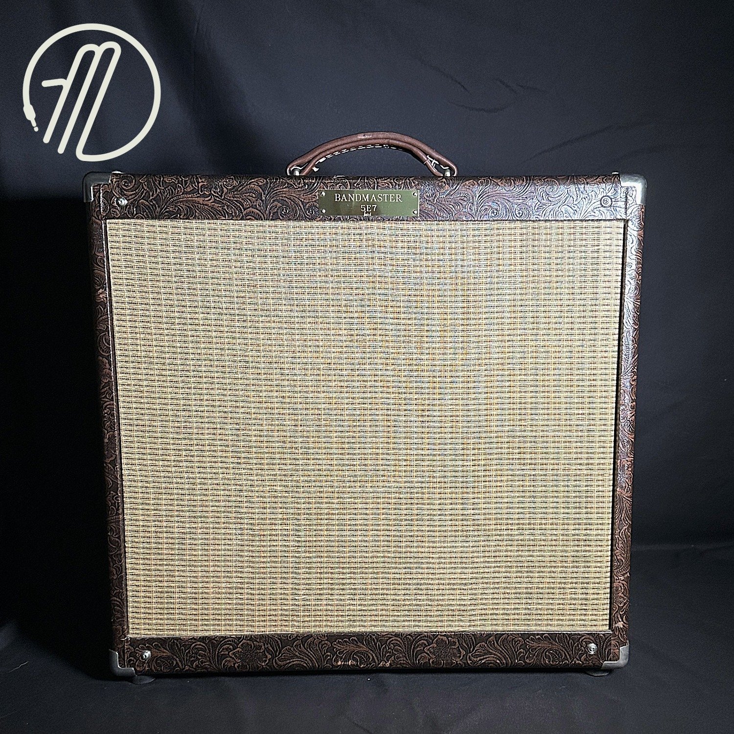 Bandmaster 5E7 3X10 Guitar Amp, Weber Speakers, Brown Paisley Tolex w ...