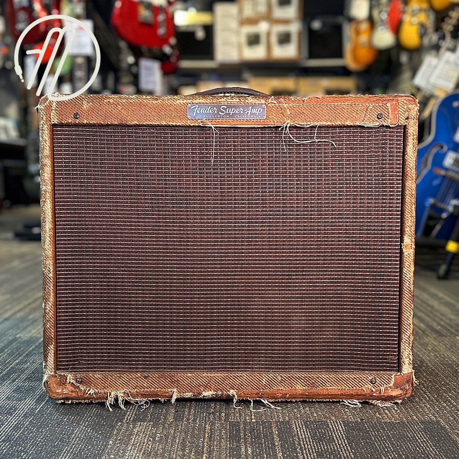 Fender Super Amp 5F4 (1959) Vintage Tweed Amplifier Ser#: S03100 USED