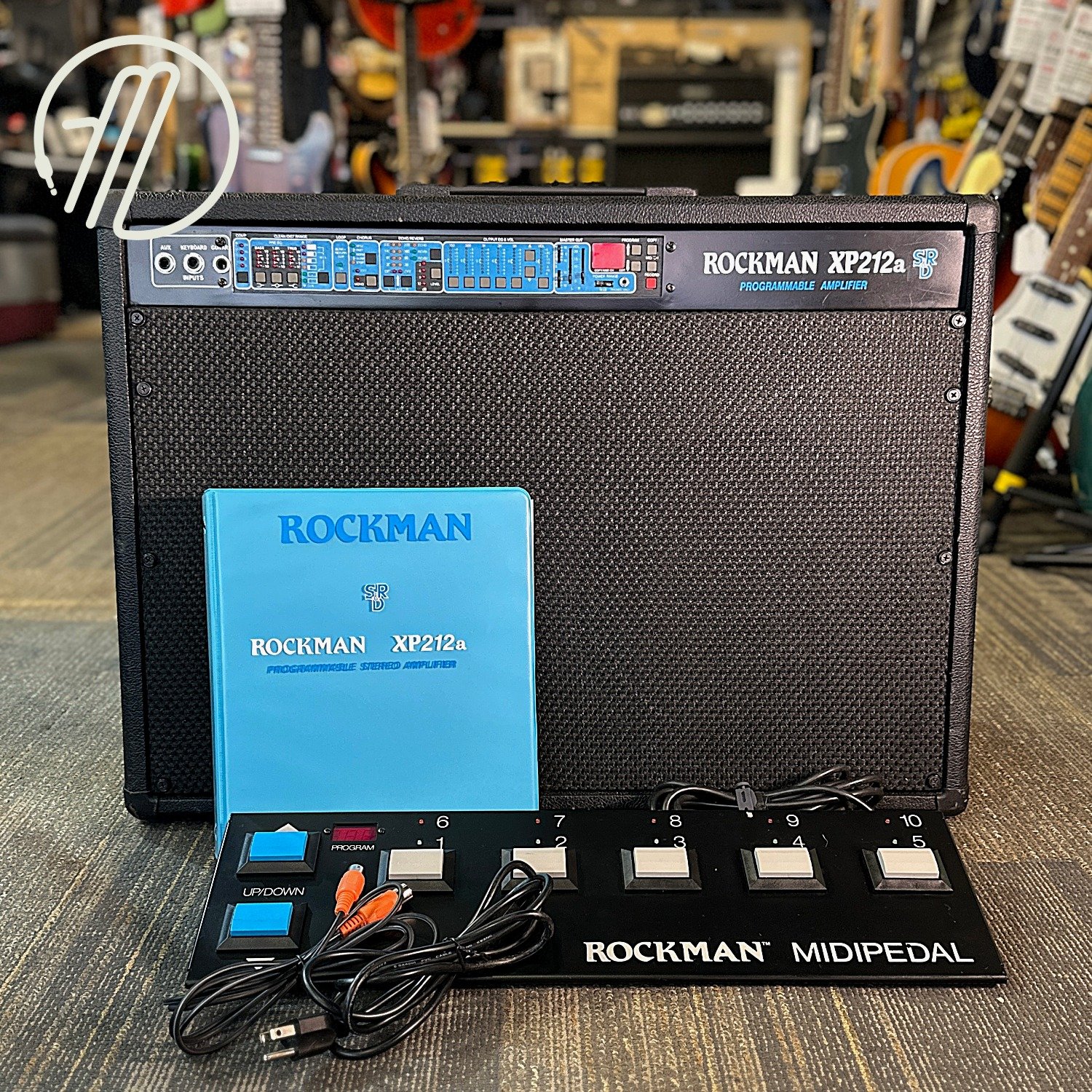 Rockman XP212a 2x12 Combo Amplifier (1990) w/Cover and All Service Docs ...