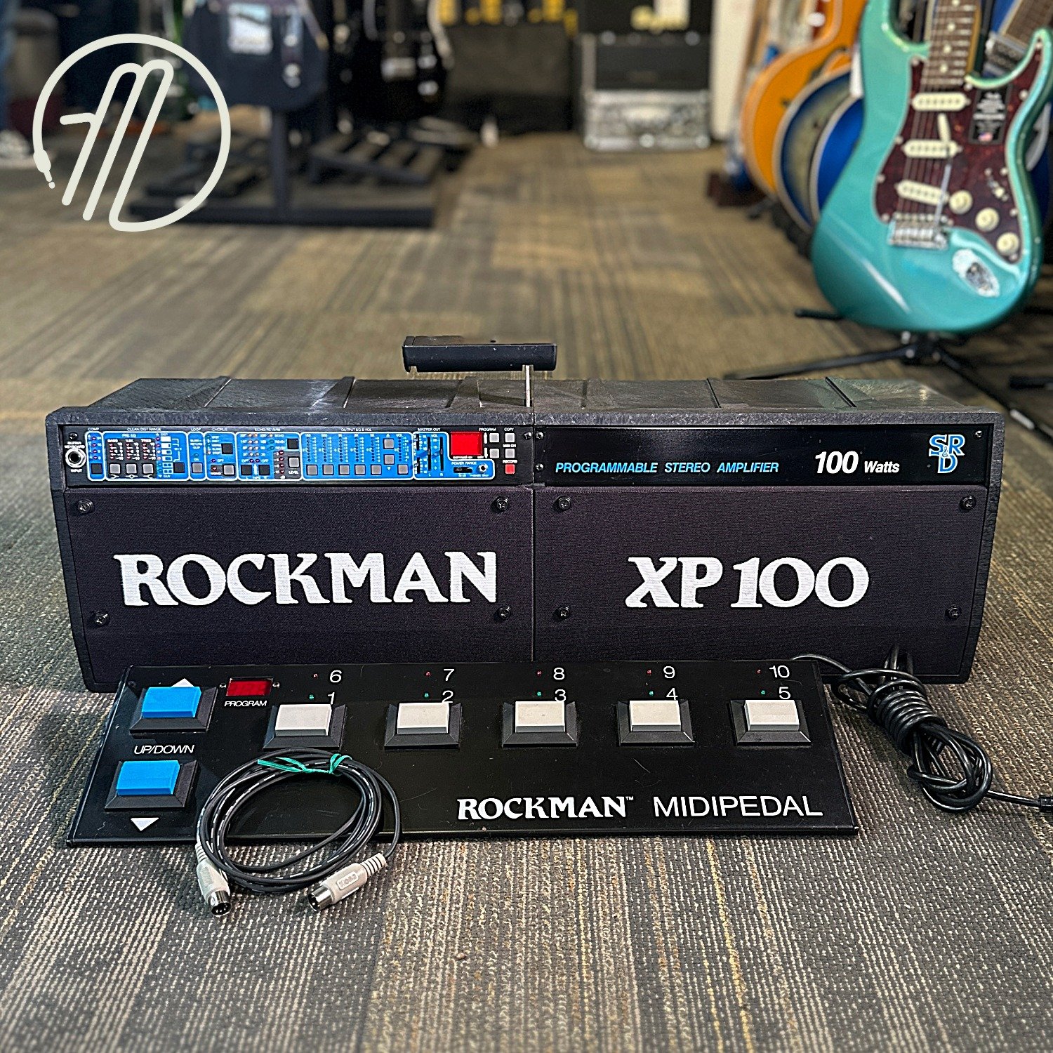 Rockman XP100 Programmable Stereo Amplifier w/Rockman MIDI Pedal USED