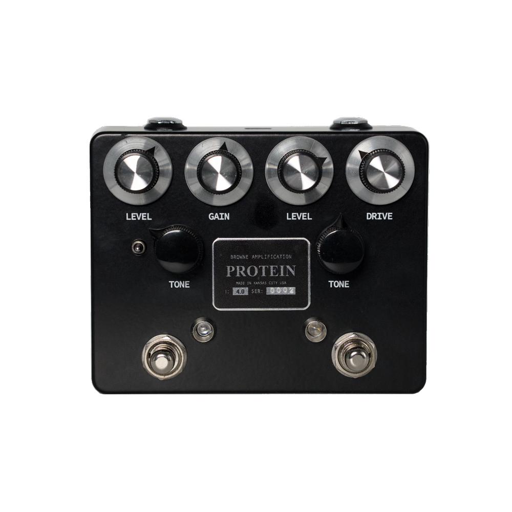 Browne Amplification Protein V4 Dual Overdrive Pedal in Black