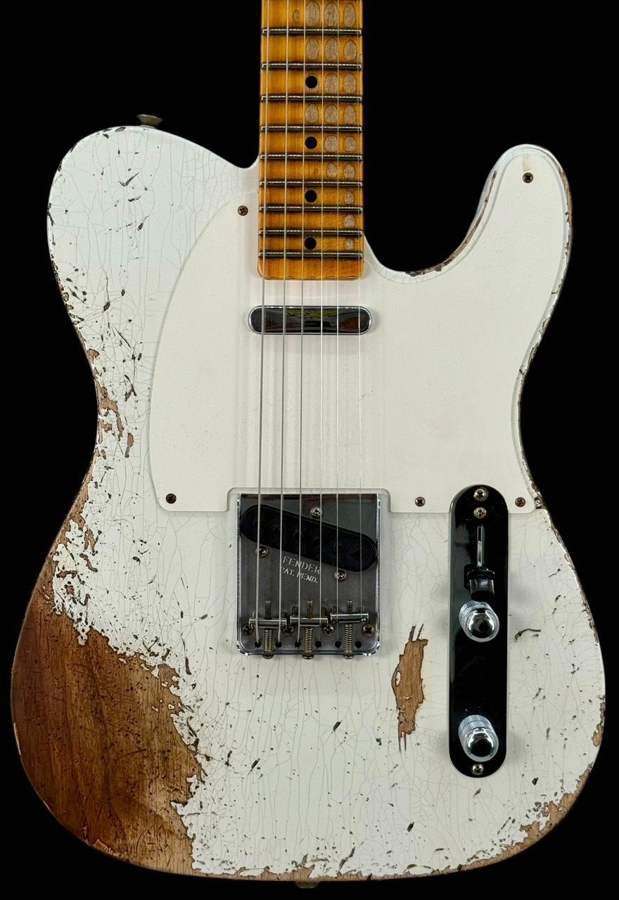 Fender Custom Shop 1957 Heavy Relic Telecaster in Aged Olympic White ...