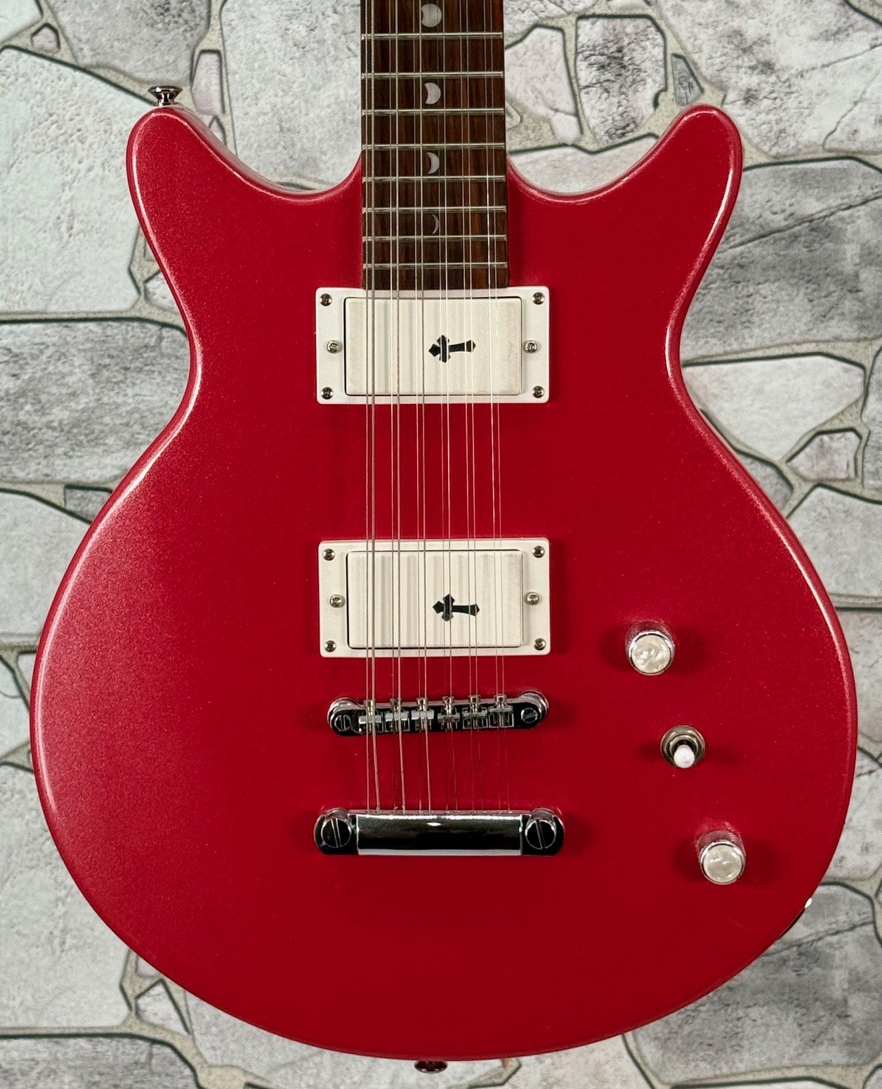 Luna Pandora 12 string electric guitar with bag