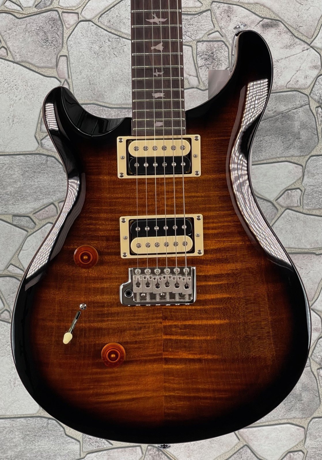 PRS SE Custom 24 Left Handed in Black Gold