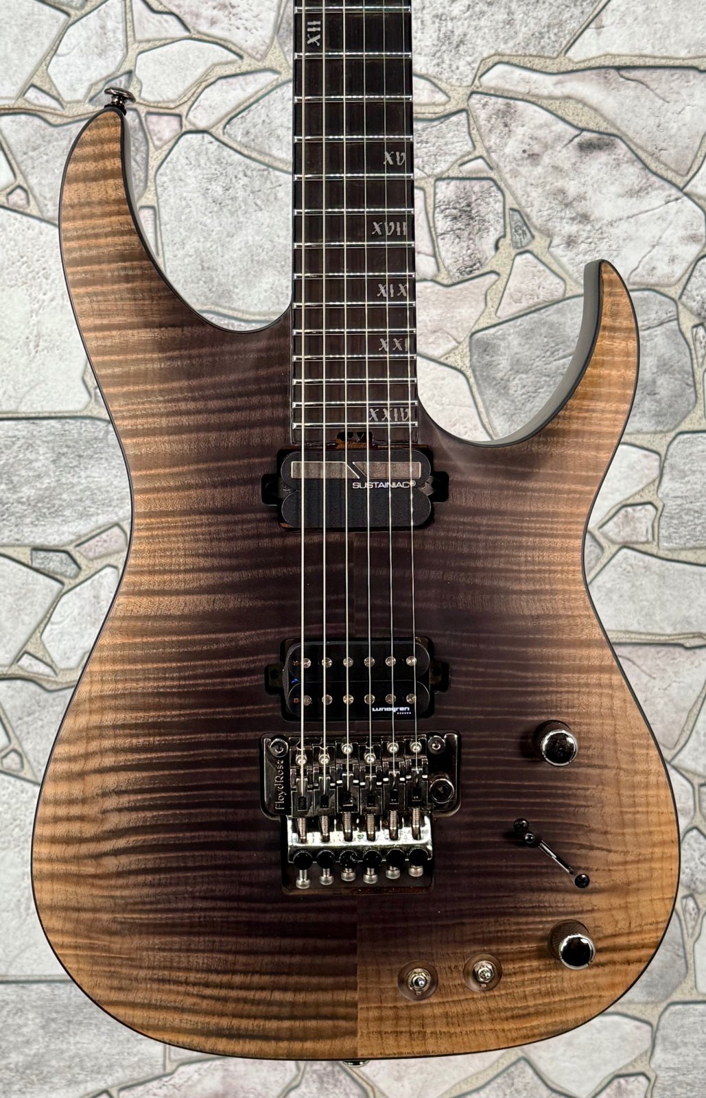 Schecter Banshee Mach 6 FR S Sustainiac with Case in very good condition