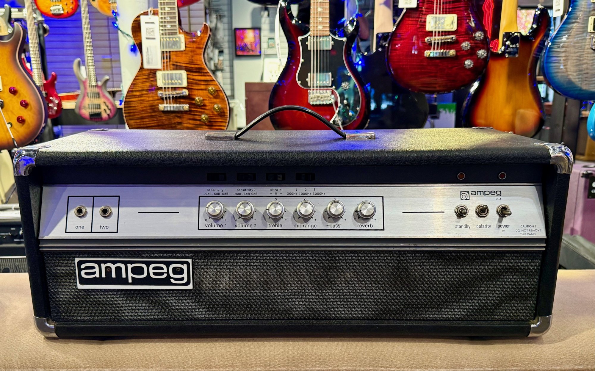 Ampeg V4 Head Circa 1973 in Very Good Condition Local Pickup Only