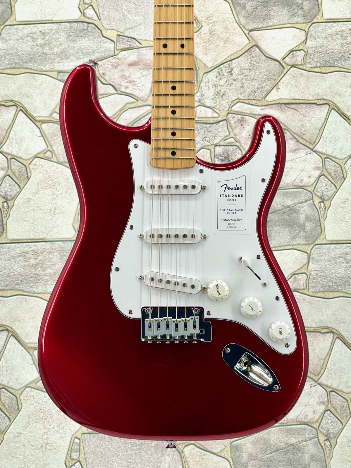 Fender Standard Strat 2025 with a Maple neck in Candy Apple Red ...